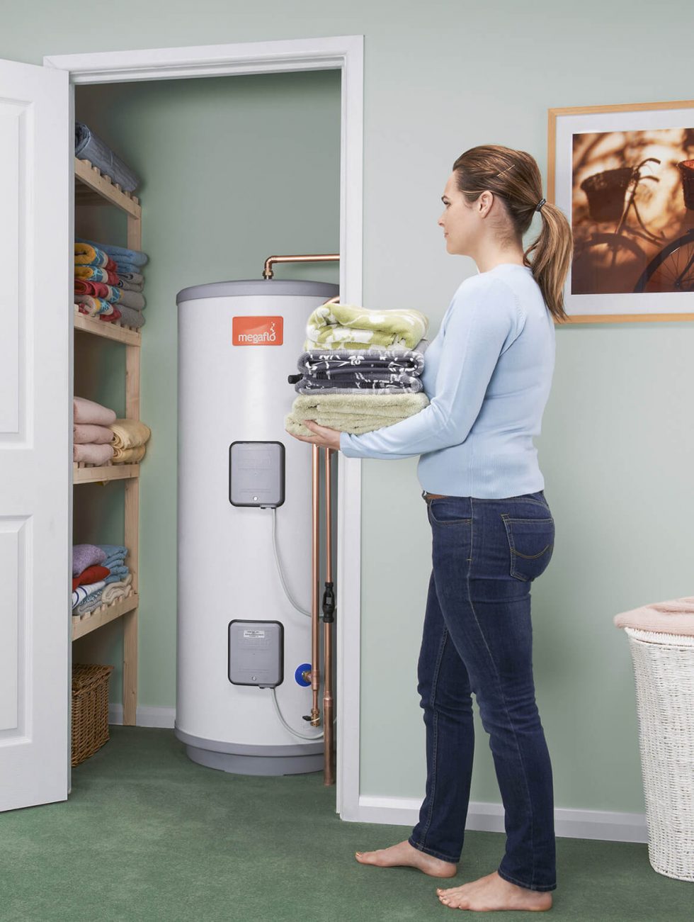 Megaflow Hot Water Cylinder HE Indirect - Alans Gas Services